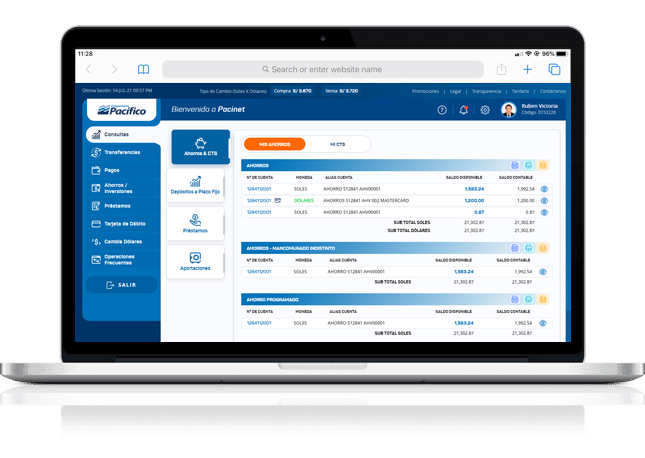 Cooperativa de Ahorro y Crédito Pacífico | Muy pronto, un nuevo Pacinet Web